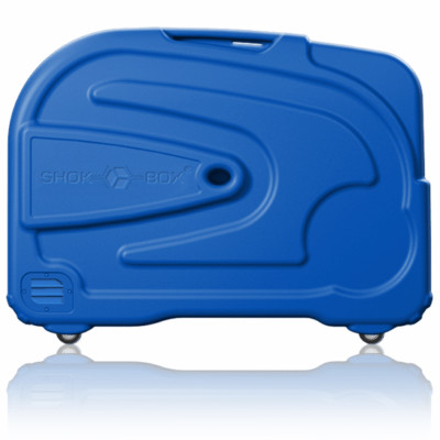 Bike Box travel case ShokBox Classic Blue Hard Shell Bike Box | eBay UK