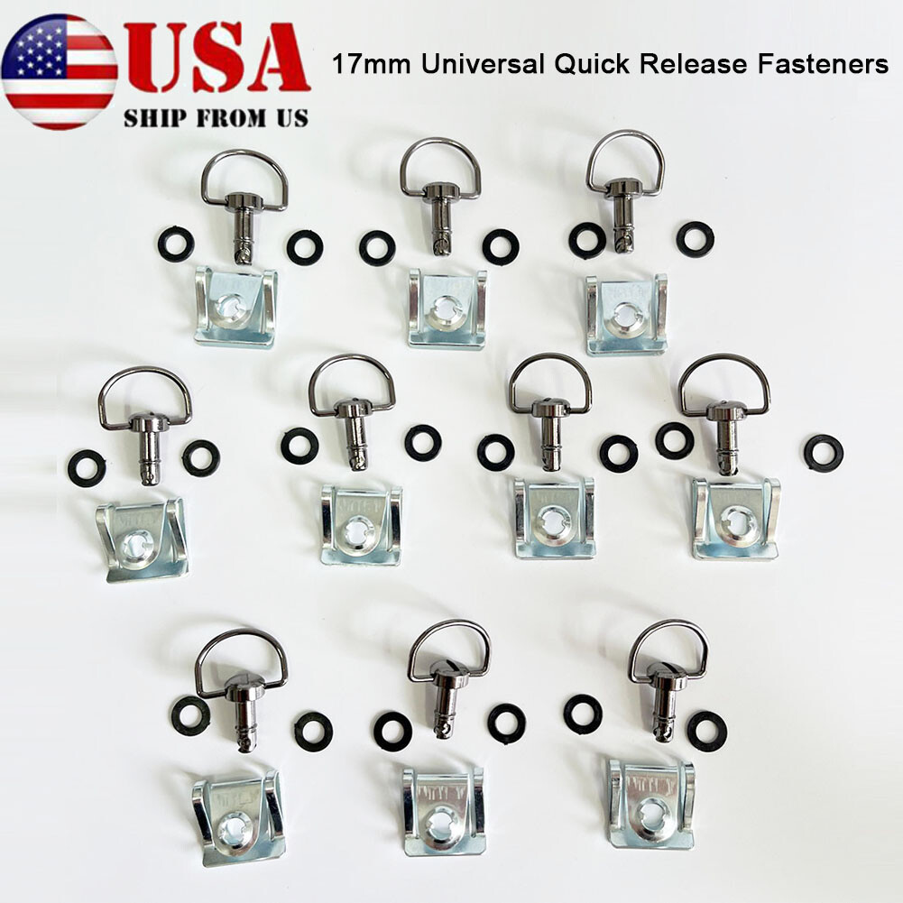 Motorcycle Race Fasteners Quick Release D-Ring 1/4 Turn Race Fasteners ...
