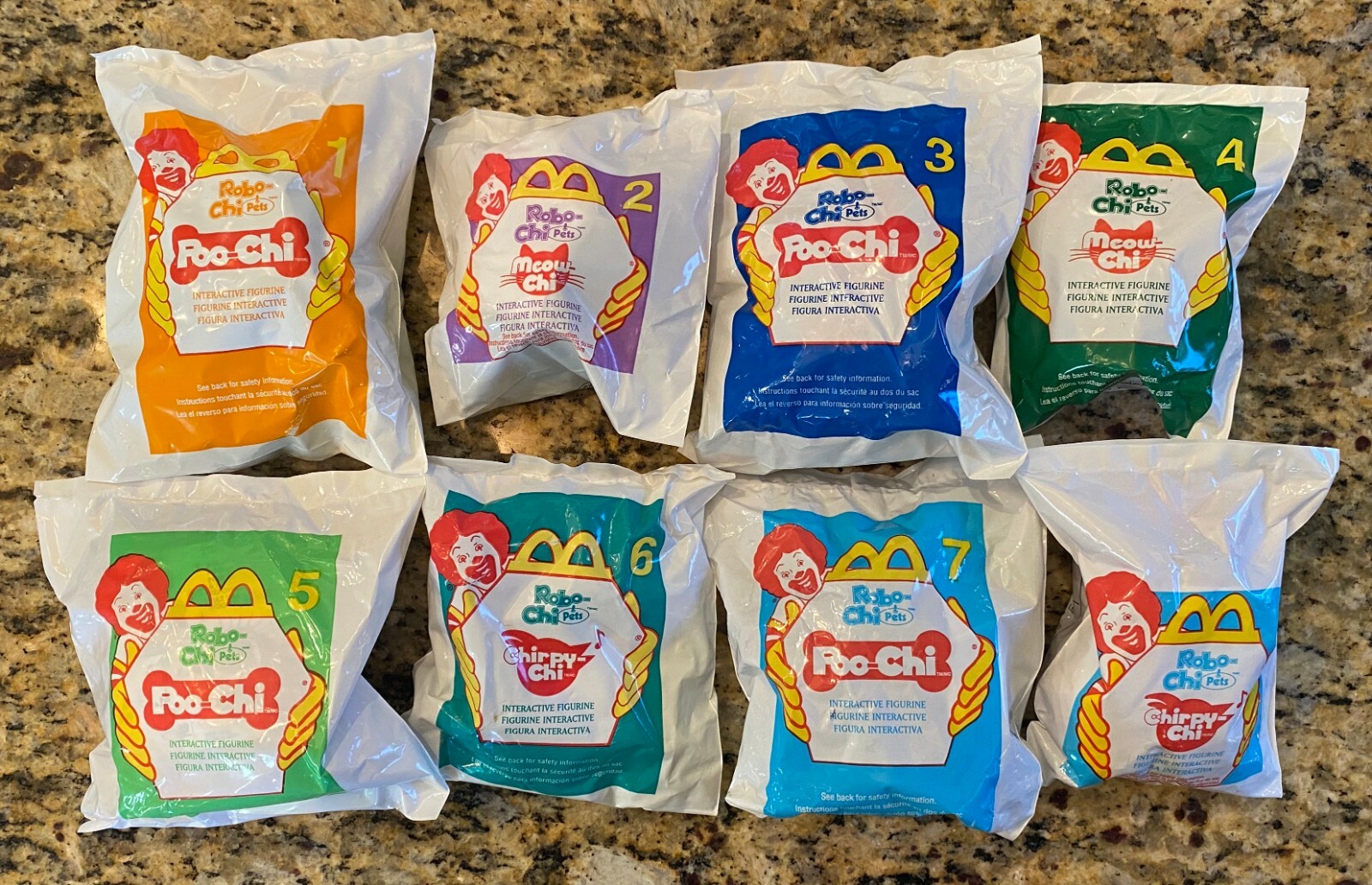 Robo-Chi Pets 2001 Happy Meal Toys Full Set | eBay
