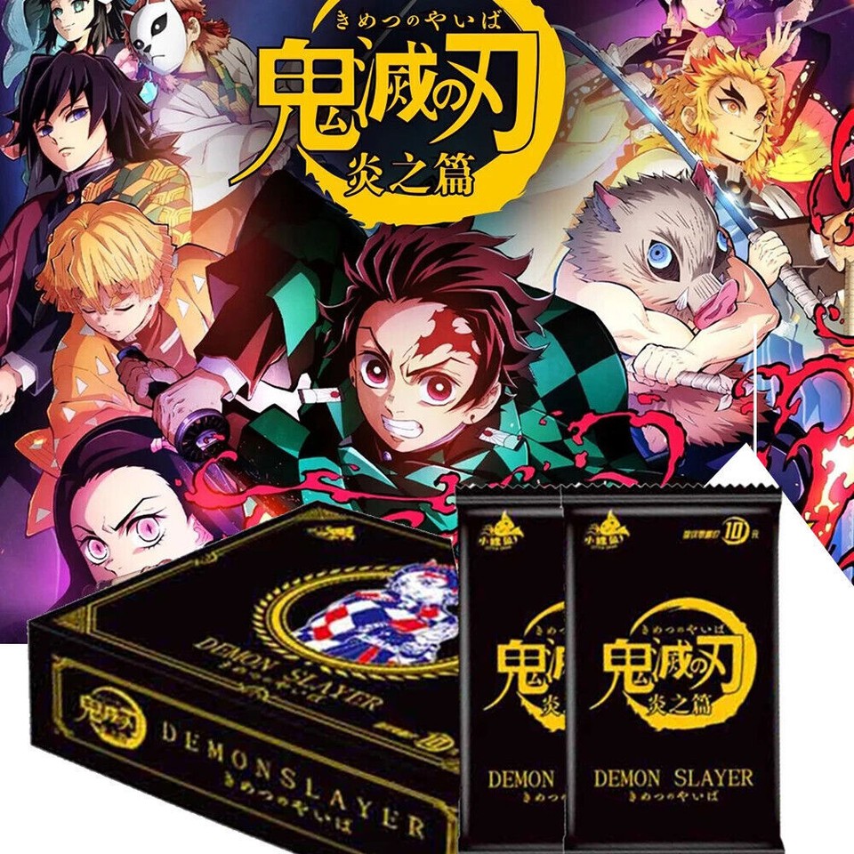 Demon Slayer x Pokemon Premium Booster Box TCG CCG Trading Card Anime ...