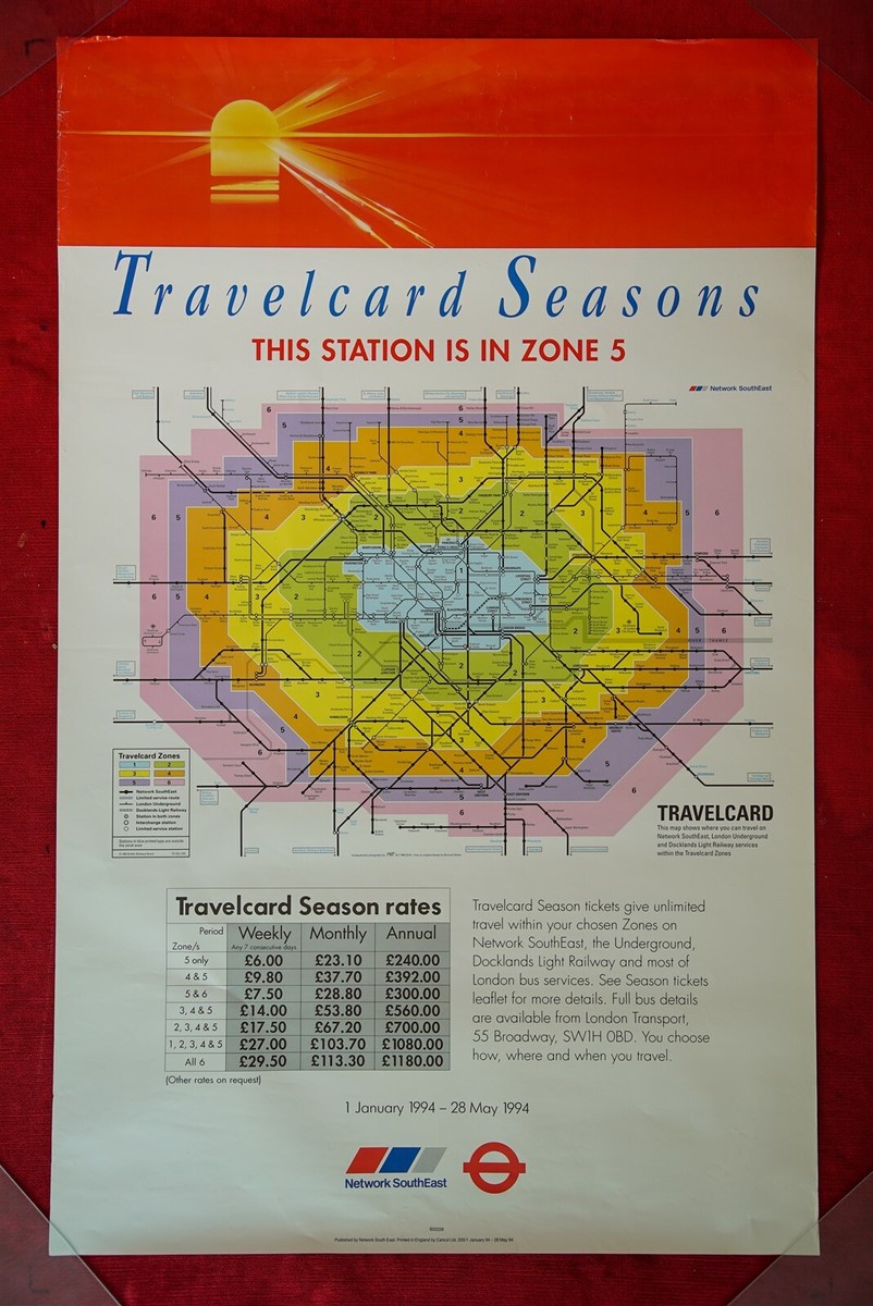Travelcard London Zones 1 6 Map Pdf Download Free - Infoupdate.org
