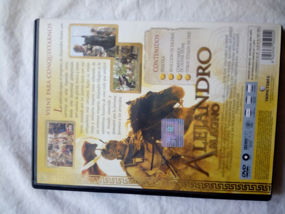 Alexander the Great Film DVD Angelina Jolie,Colin Farrell, Pal Oliver ...