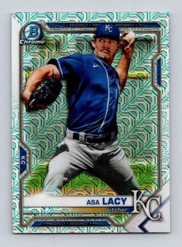 Asa Lacy Mega Box Mojo Refractor Prospect 2021 Bowman Card #BCP-194 ...