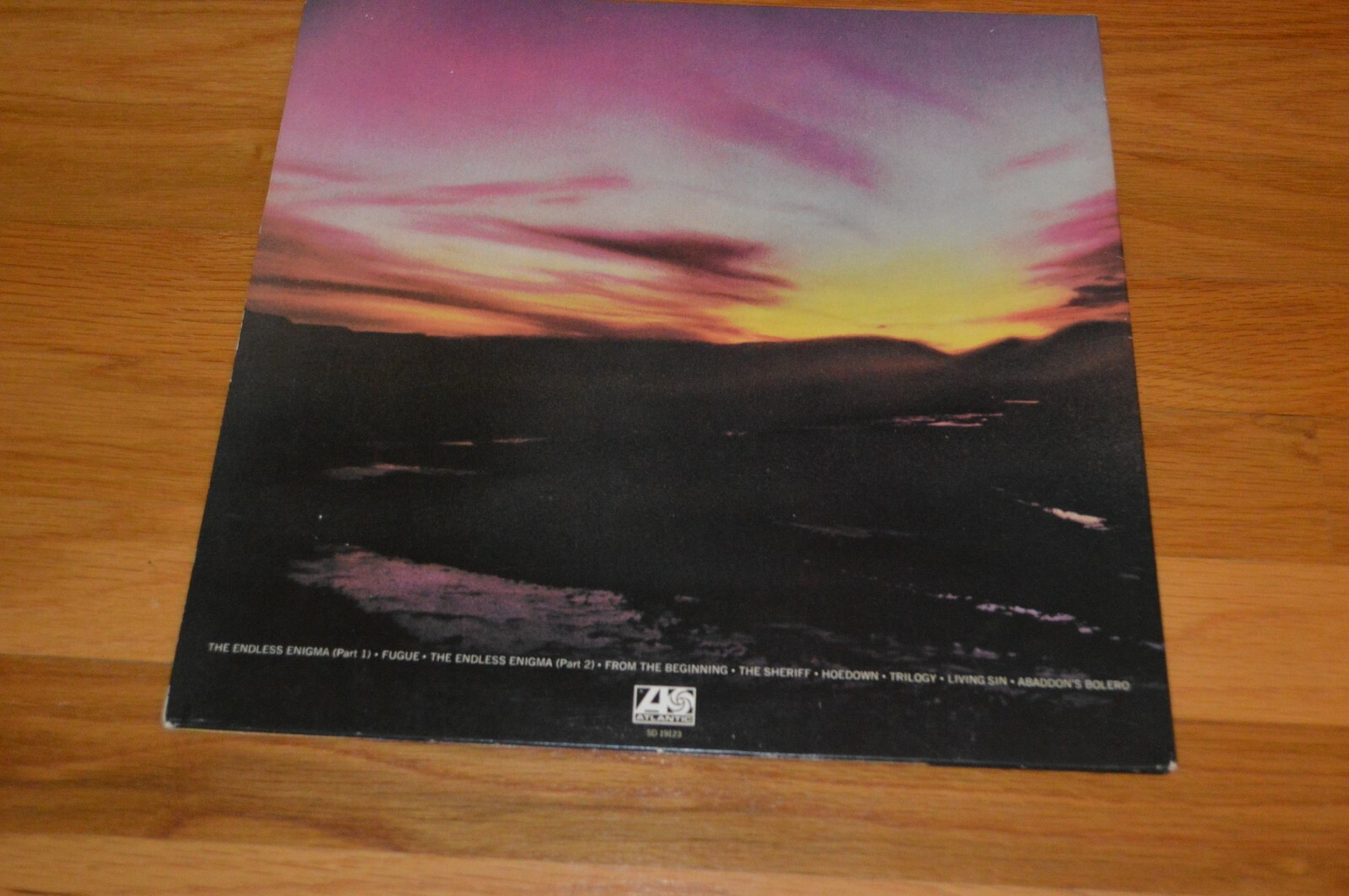 ELP Carl Palmer Autographed "Trilogy" Vinyl LP COVER with Beckett COA ...