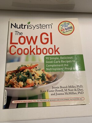 Nutrisystem: The Low GI Cookbook - Paperback By Jennie Brand-Miller ...