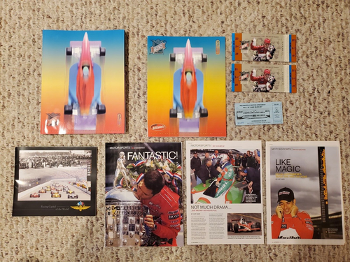 2003 Indianapolis Indy 500 Program Lot - Peter Max Cover Ticket, Poster ...