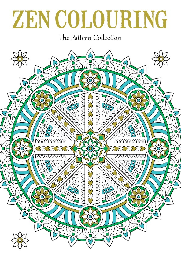 ZEN COLOURING BOOK | ADVANCED ART THERAPY - THE PATTERN COLLECTION | eBay