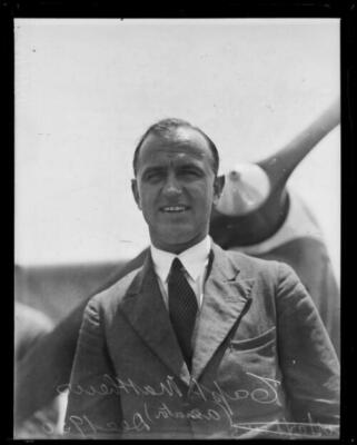 Aviator Captain Matthews, New South Wales, December 1930 Australia Old ...