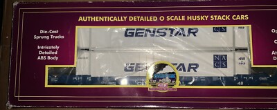 MTH PREMIER CSX HUSKY STACK CAR 20-95095! TWIN DOUBLE INTERMODAL ...