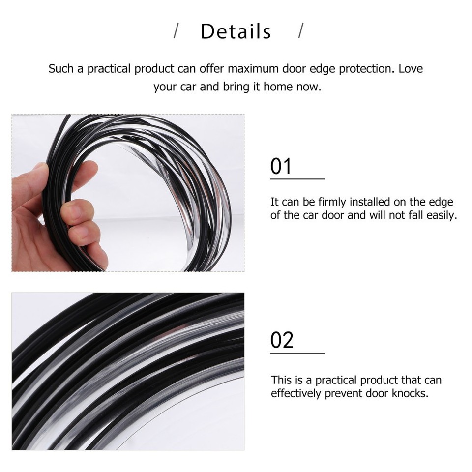 10M Door Anti-Scratch Sticker Car Door Crash Protection Tape Supplies ...