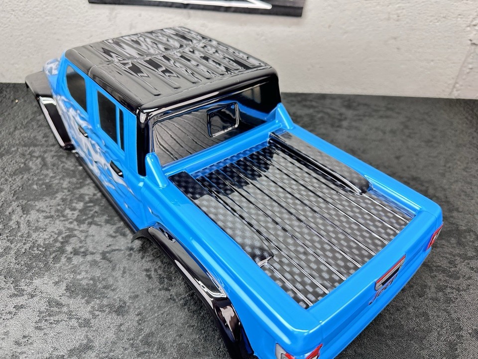 CUSTOM PAINTED RC TRUCK BODY ARRMA SENTON TRAXXAS E-REVO MAXX SLASH BIG ...