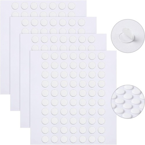 Removable Clear Sticky Dots 140 Pcs Double Sided Adhesive Putty Tape ...