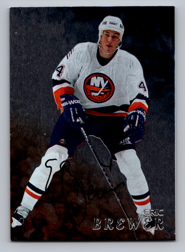 1998-99 BE A PLAYER AUTOGRAPHS #235 ERIC BREWER ISLANDERS | eBay