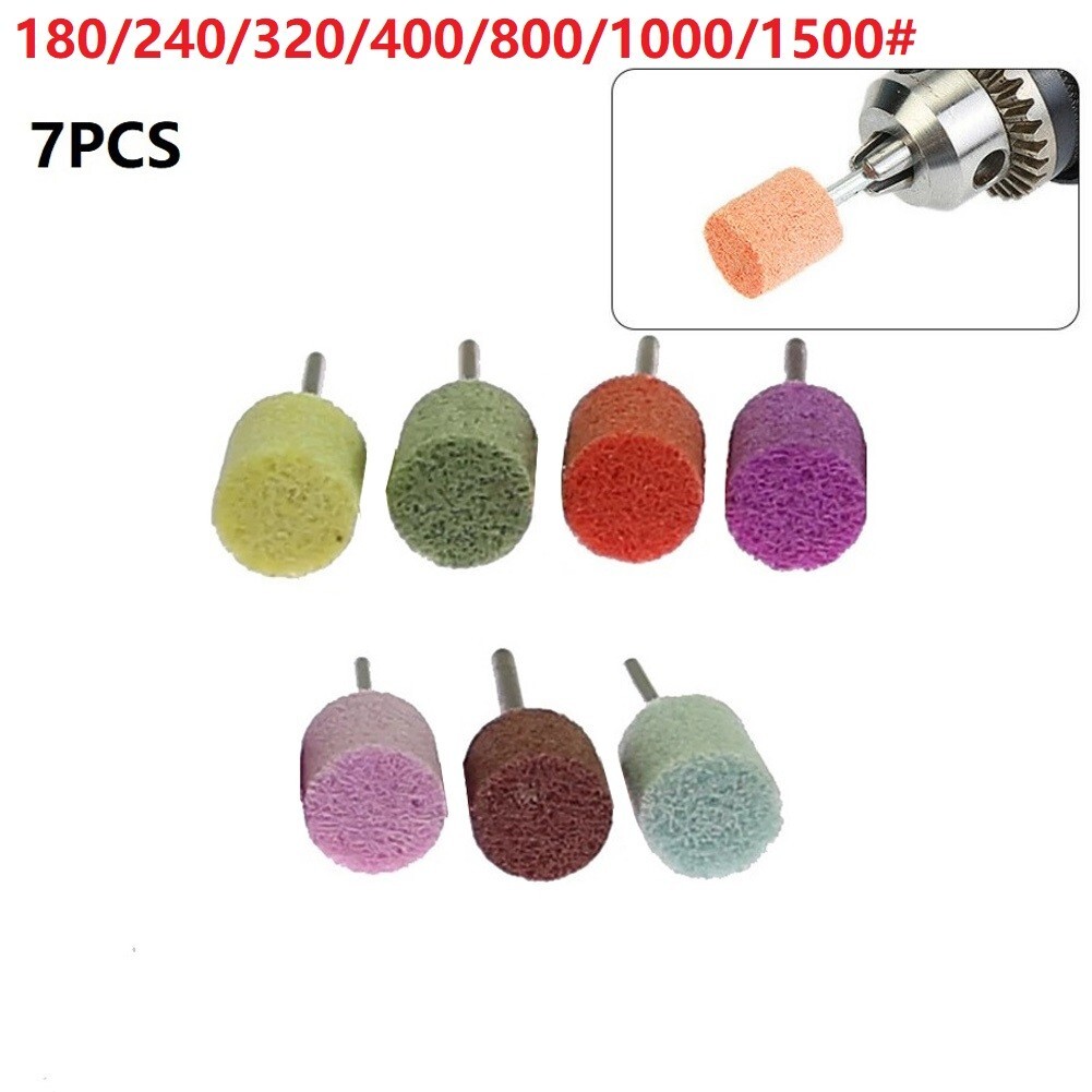 7pcs Nylon Fiber Grinding Head Buffing Wheel for Smooth Surface ...