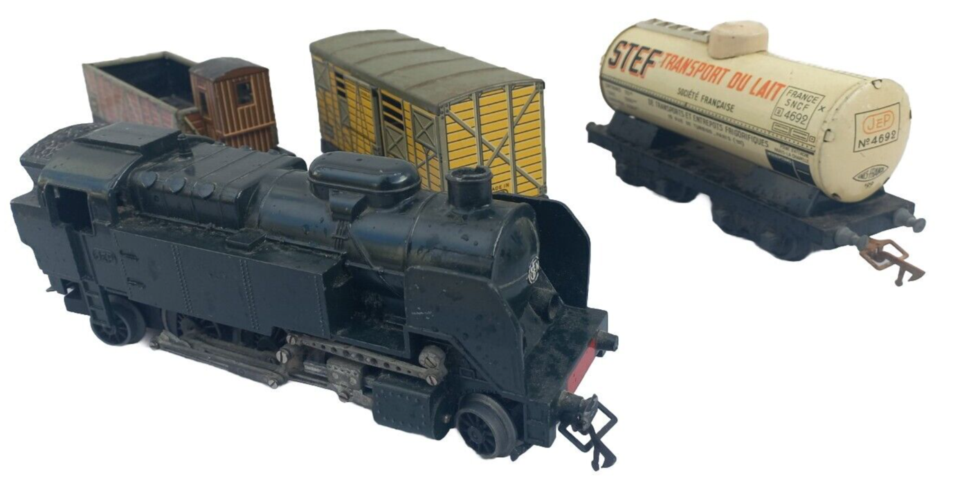 Train Jep série 60 ap5 type SNCF 131 échelle O lot 3 wagons Jep STEF | eBay