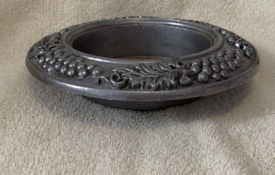 1972 Vintage Sexton Pewter Wine Bottle Coaster / Holder w/Grapes | eBay