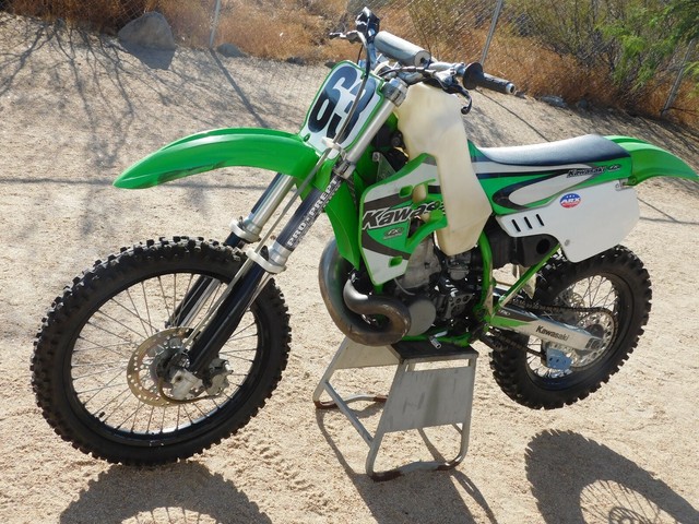 '90 Kawasaki Kx500 KX 500 Runner Vintage MX Motocross FMF Great Desert ...