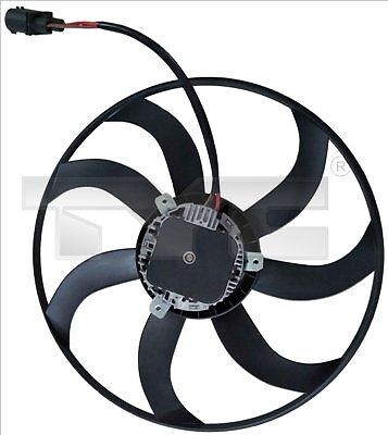 Radiator Fan TYC Fits VW SEAT SKODA AUDI Amarok Caddy III Golf Mk5 ...