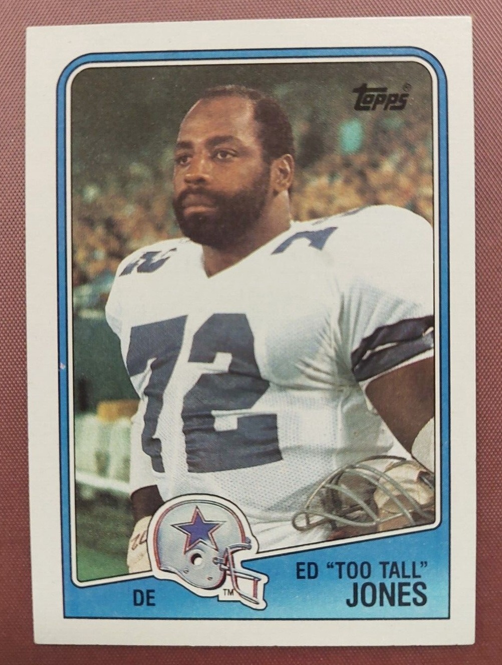 1988 TOPPS, ED TOO TALL JONES, DALLAS COWBOYS #266 | eBay