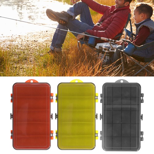 Fishing Lures Box Case Reversible Double Sided Plastic Baits Storage ...