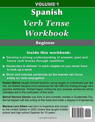 Spanish Verb Tense Workbook | eBay