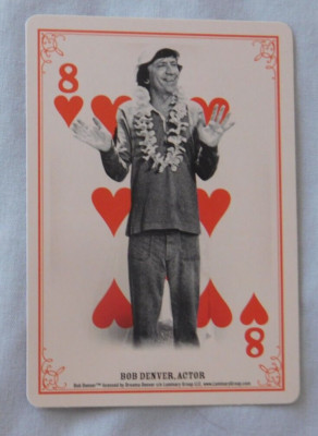 2013 Panini Golden Age Playing Cards Bob Denver Gilligan Island | eBay