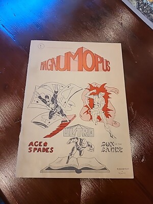 Magnum Opus #1 1965 Comic Fanzine Ace of Spades Steven Kelez | eBay