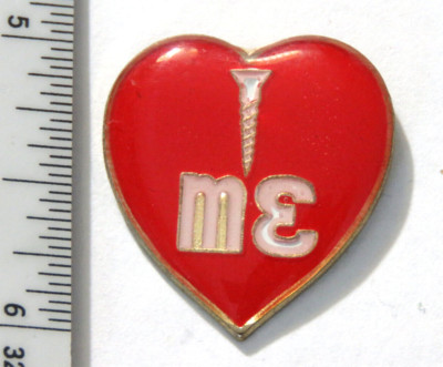 Screw You Pin , Vintage Enamel Lapel Pin Red | eBay