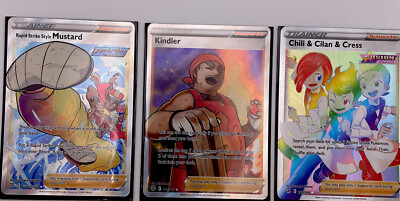 PoKemon CARDS ULTRA RARE KINDLER 170/172 &MUSTARD TG27/TG30 &C.C.C. 273 ...
