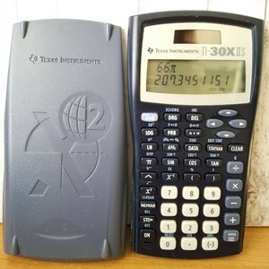 Texas Instruments TI-30X IIS Solar Powered Scientific Calculator Black ...