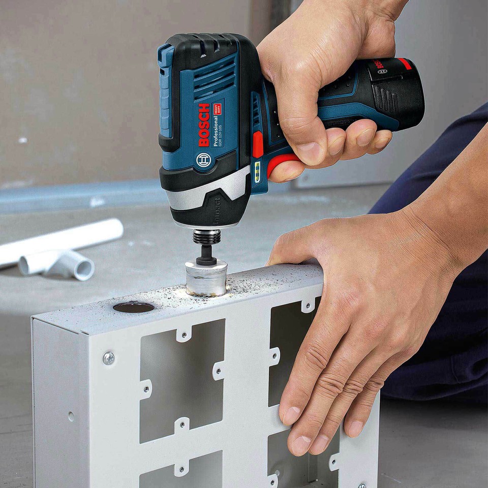 Bosch GSB 12 V-15 + GDR 12 V-105 Cordless Twin Pack Set 2 x 2ah Li-ion ...