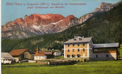 Italy Campestrin - Hotel Fassa old postcard | eBay