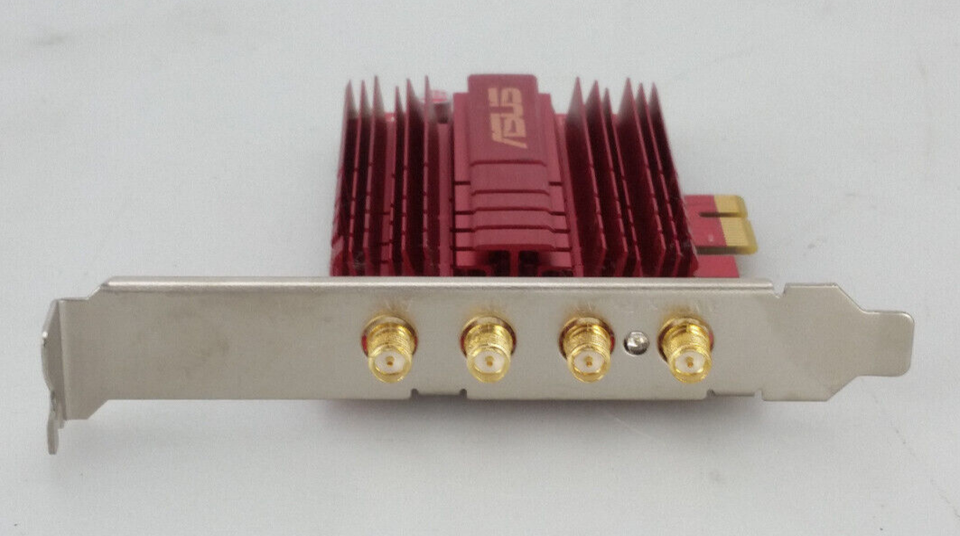 Asus PCE-AC88 PCIe WiFi Adapter 4x4 Dual Band Desktop Network Card Only ...