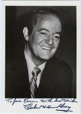 Hubert Humphrey Autograph Signed Photo | eBay