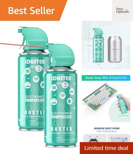 Compressed Canned Air Duster for Computer - Disposable Electronic ...