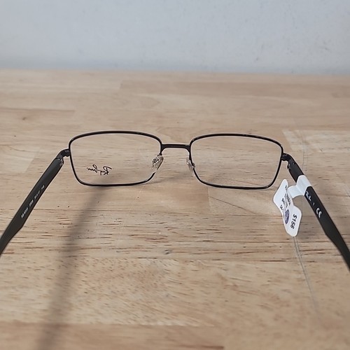 Ray-Ban Eyeglasses RB 6333 Shiny Black Square Metal Frame 54-17-145 Read Desc | eBay