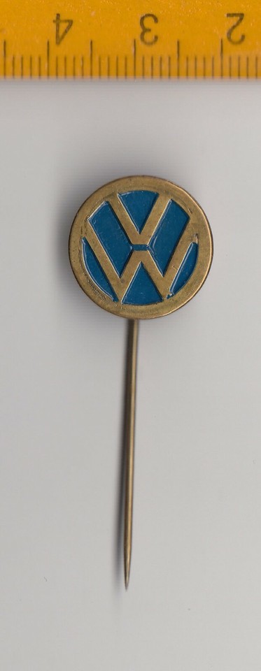 Vintage VOLKSWAGEN VW pin badge Logo 1960s Beetle Van Käfer Auto ...