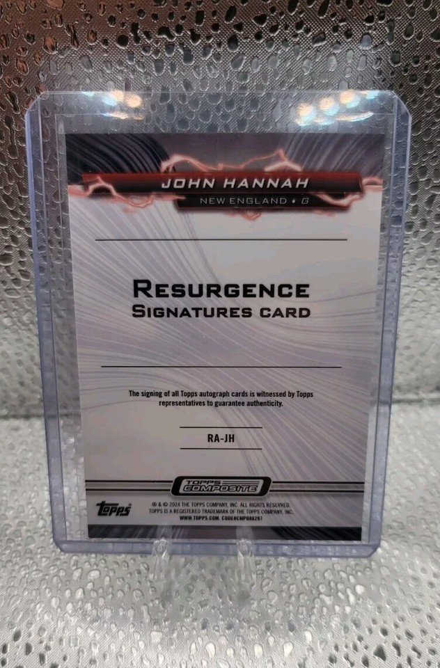 2023 Topps Composite John Hannah Auto Resurgence Refractor Patriots | eBay
