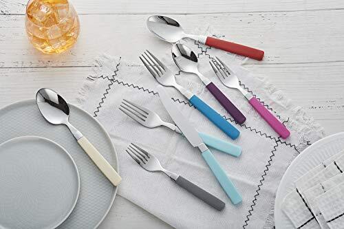 20 Pieces Stainless Steel Flatware/Cutlery Set - Color Handles - 4 x ...