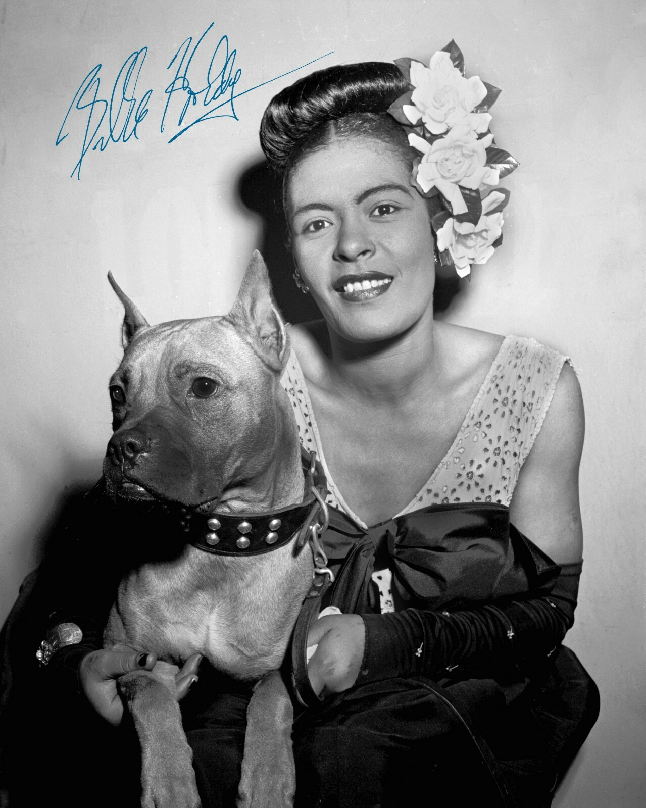 BILLIE HOLIDAY & MISTER Jazz Singing Legend Icon 8 X10 PHOTO AUTOGRAPH ...
