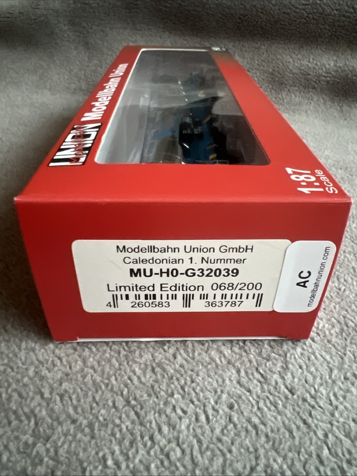 Modellbahn Union MU-H0-G32039 Knickkesselwagen Caledonian Limited ...