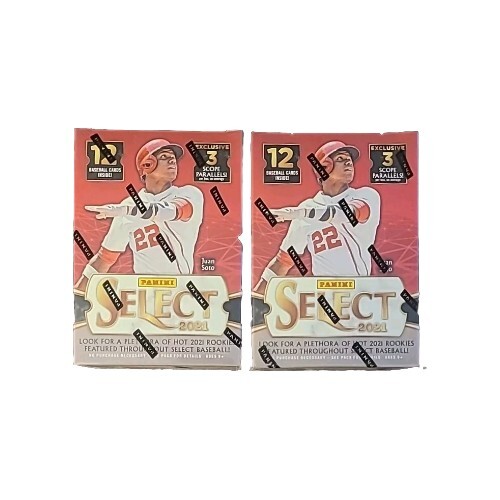 *LOT OF 2 BOXES* 2021 Panini Select MLB Baseball Blaster Box Factory ...