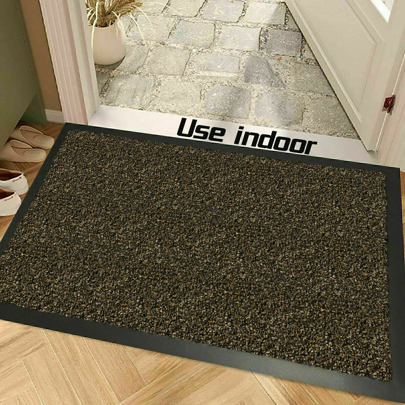 Door Mats Heavy-Duty Doormat Indoor/Outdoor Washable Door Mat Non-Slip ...