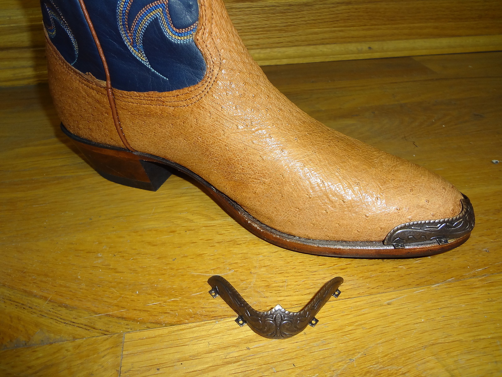 New Copper colored Cowboy Boot Tips/Toe Plates for Round Toed Boots | eBay