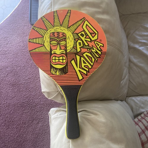 Pro Kadima Paddle Ball Wood Beach Game Sport Design | eBay