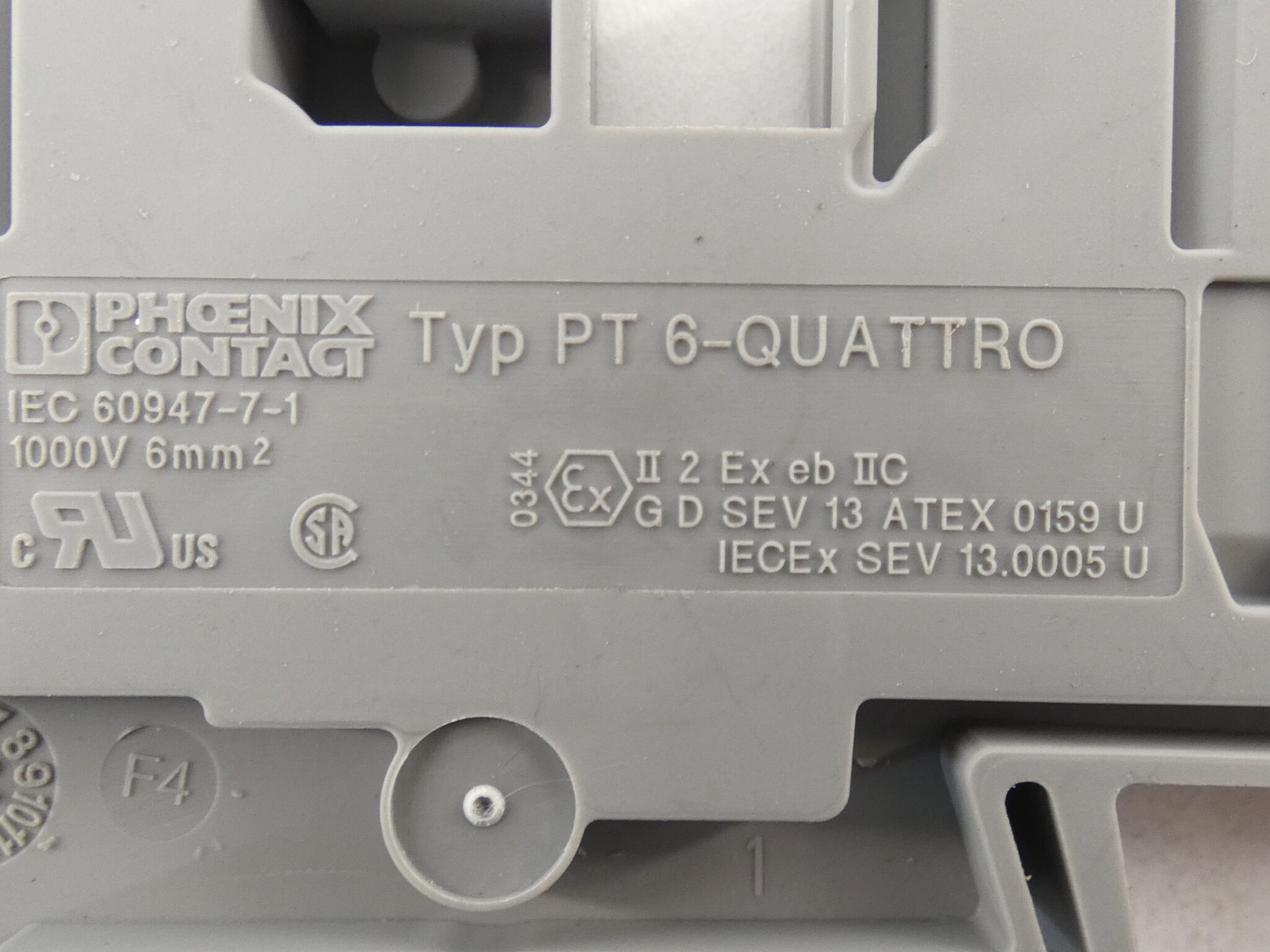 *Lot of 5* Phoenix Contact PT-6 Quattro Terminal Blocks | eBay