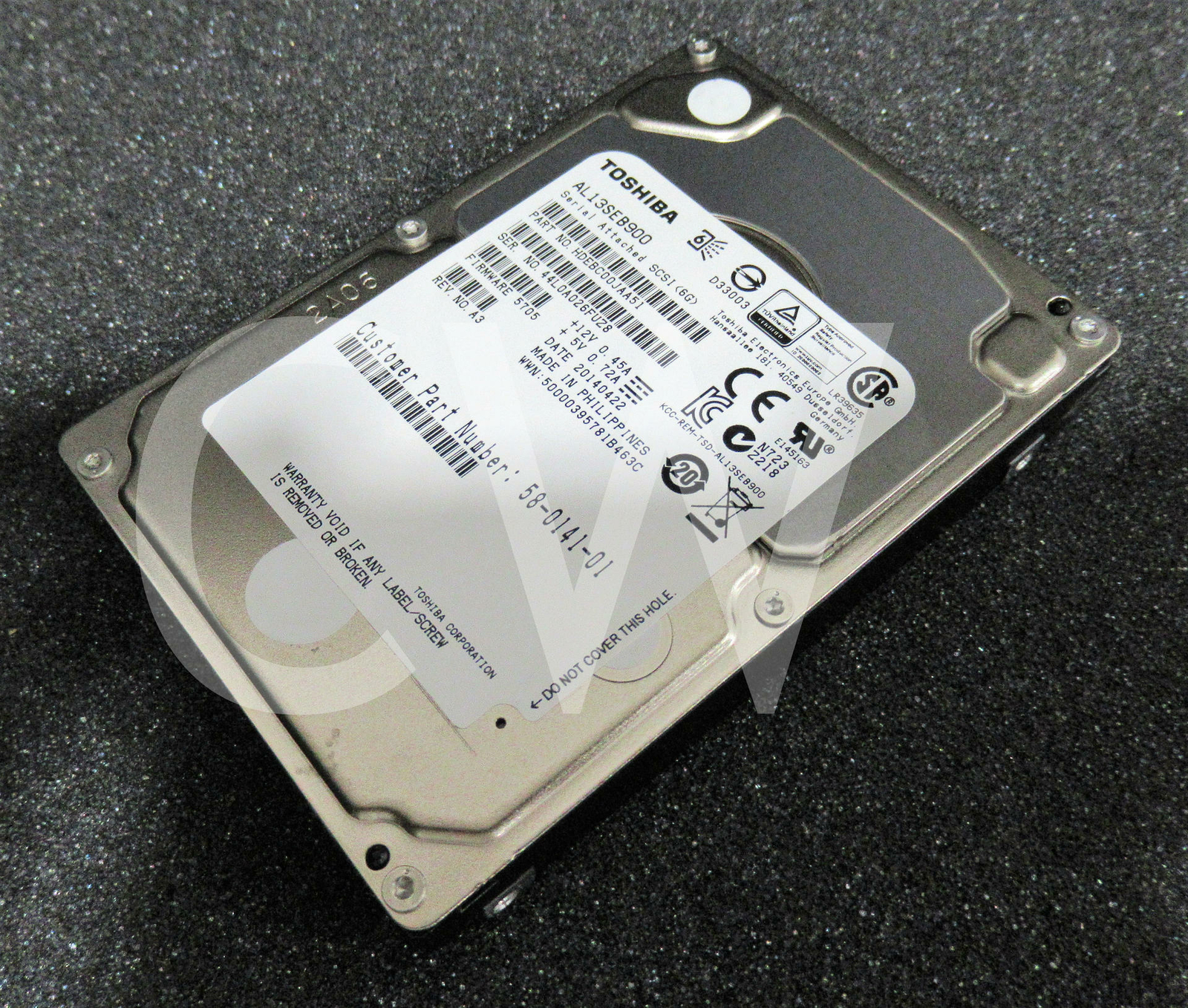 LOT OF 10 - Toshiba AL13SEB900 900GB 10K RPM 6Gb/s 2.5" SAS HDD Hard ...