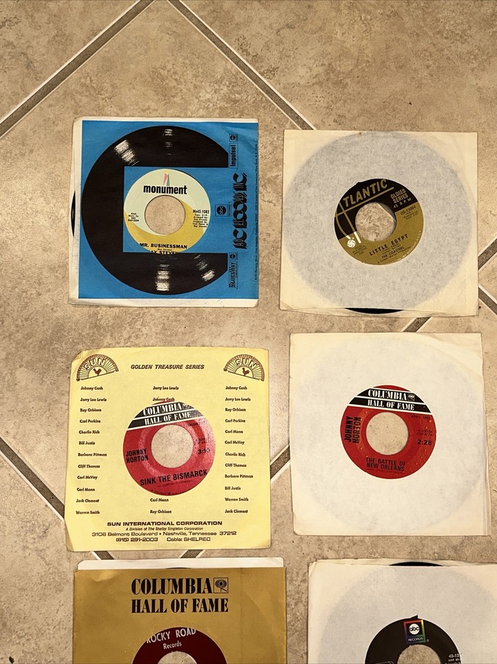 Lot of 15 Rare Vintage 45 vinyl records / singles | eBay