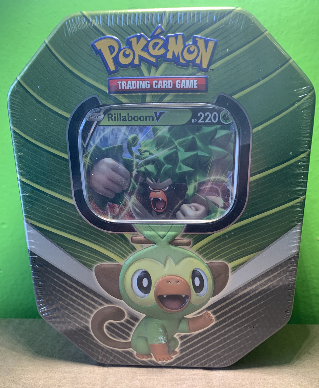 Pokemon Rillaboom V Legends of Galar Tin Euro 2021 - 4 Booster Packs XY ...