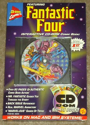 Fantastic Four Interactive CD-ROM Comic Book 1995 | eBay